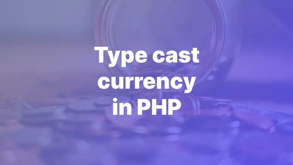 How to type cast money/currency in PHP - Accreditly