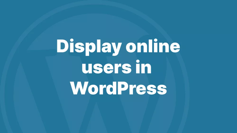 How to show an online user count in WordPress - Accreditly