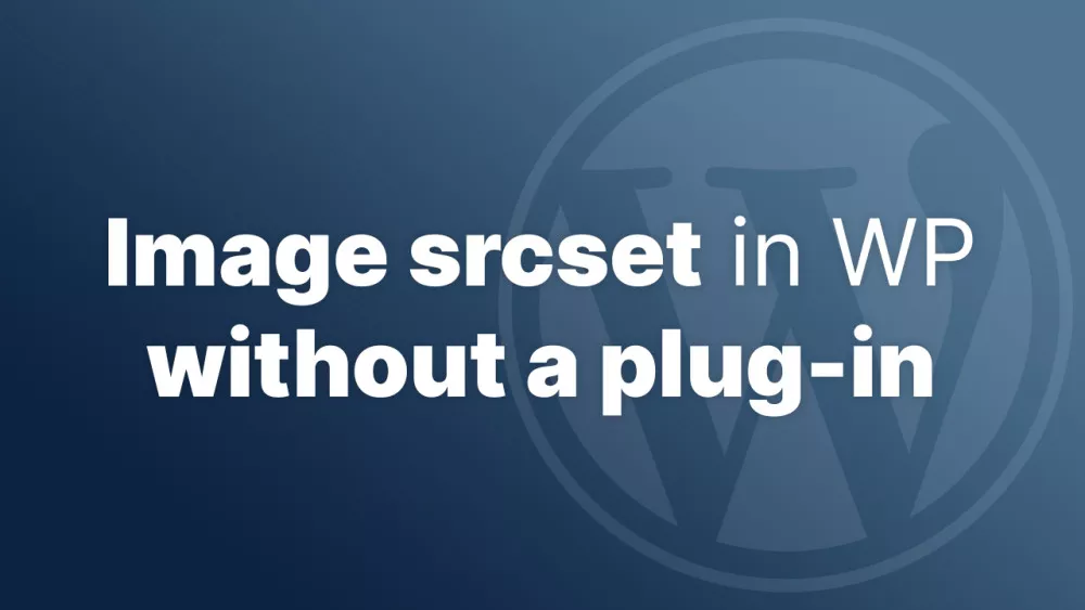 Image srcsets in WordPress without a plugin - Accreditly