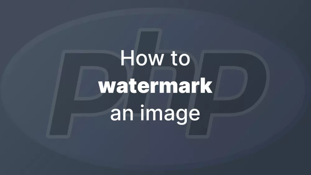 Watermark an image dynamically in PHP - Accreditly